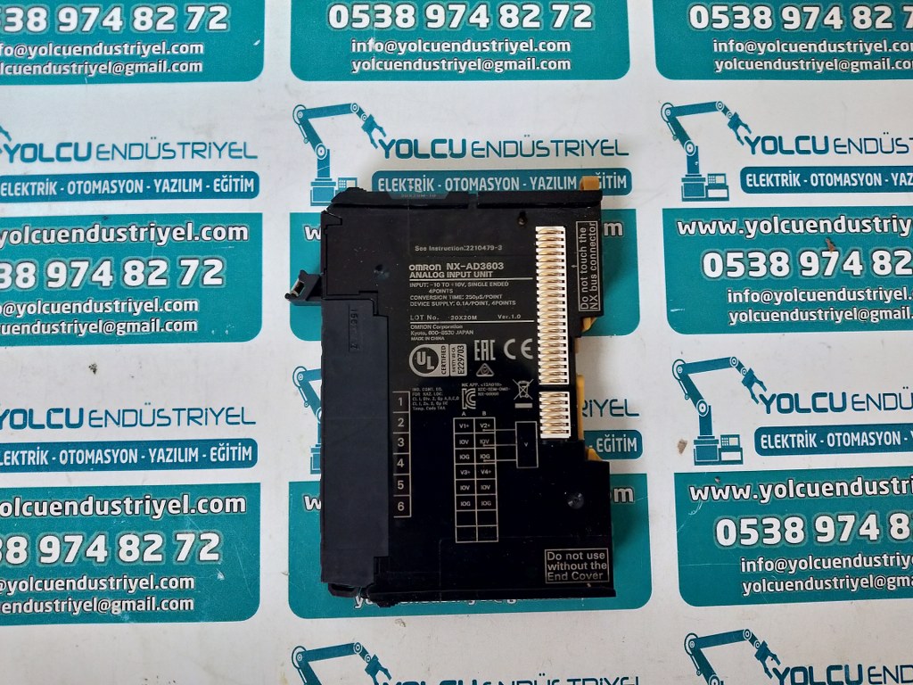 NX-AD3603 OMRON NX Serisi Plc Analog Giriş Modülü fiyatı,